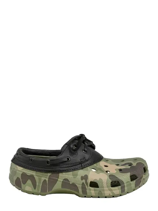CROCS Classic Duck Boat Shoes - Green