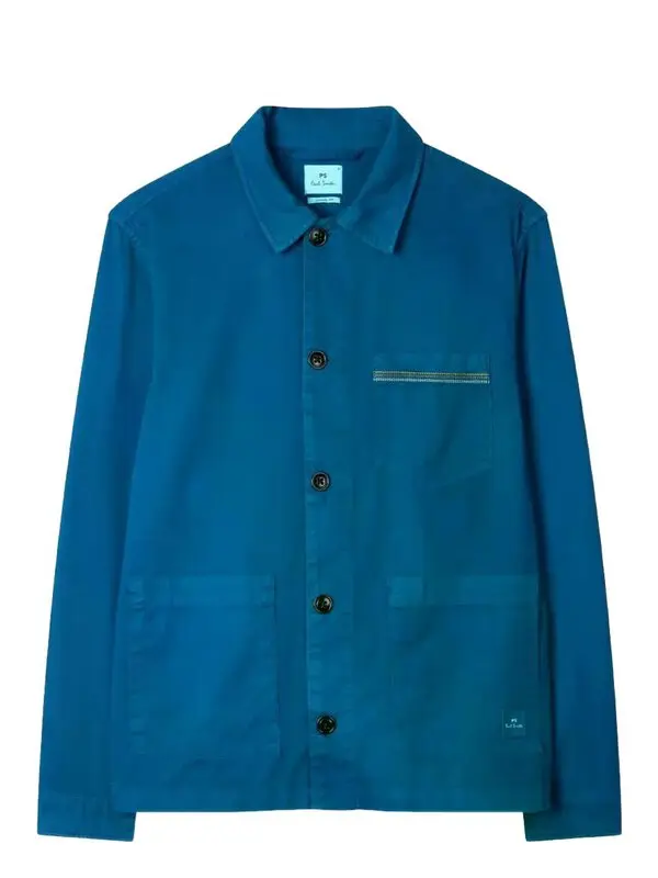 Paul Smith Buttoned Pocket Jacket - Blue