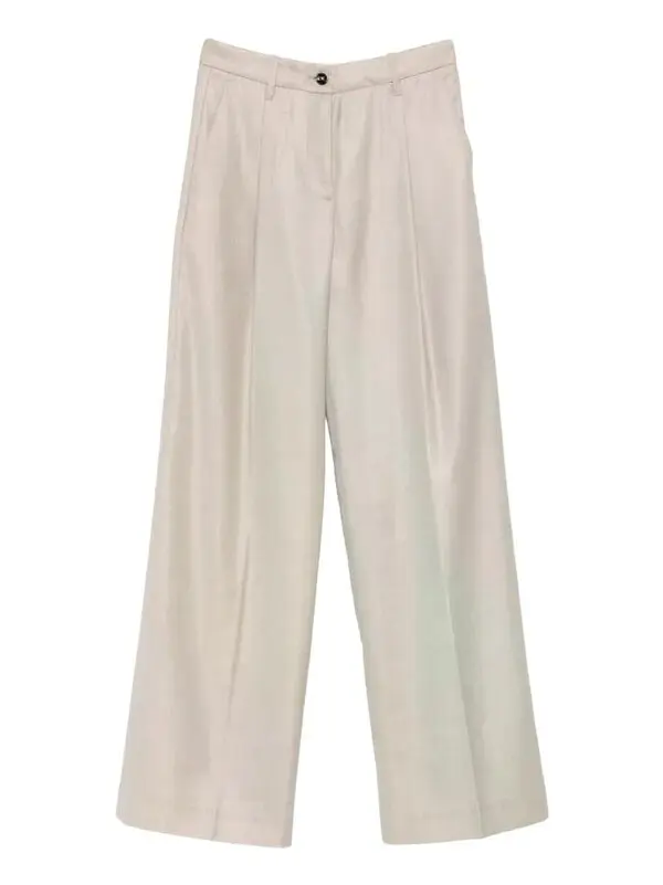 NINE:INTHE:MORNING Regine Palazzo Trousers - Neutrals