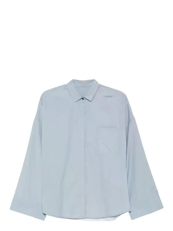 NINE:INTHE:MORNING Amanda Pocket Shirt - Blue