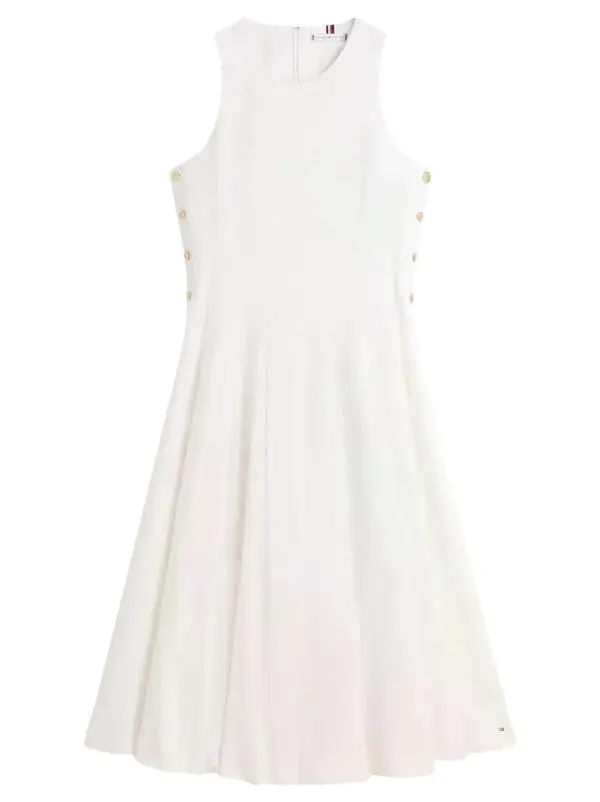 Tommy Hilfiger Sleeveless Midi Dress - White