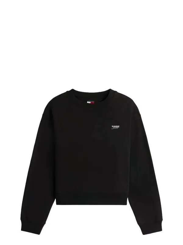 Tommy Hilfiger Logo-detail Sweatshirt - Black