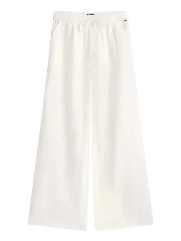 Tommy Hilfiger Drawstring Palazzo Pants - White