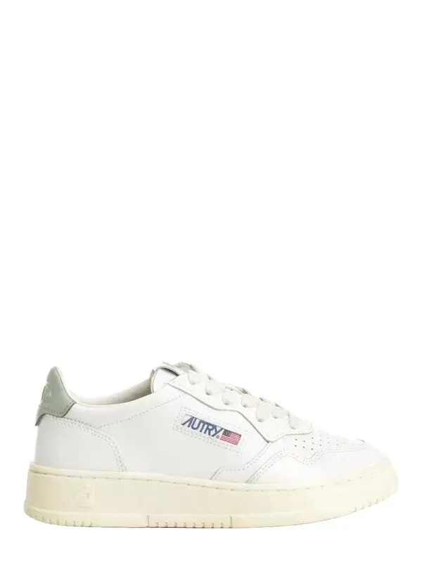 AUTRY Medalist Low Leather Sneakers - White