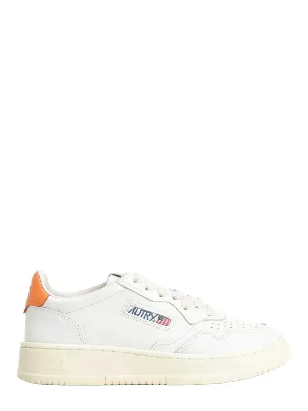 AUTRY Medalist Low Leather Sneakers - White
