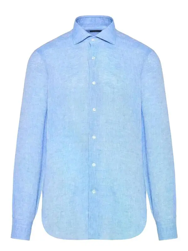 BARBA NAPOLI Buttoned Shirt - Blue