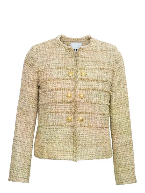 WEILL Fringed Tweed Jacket - Neutrals