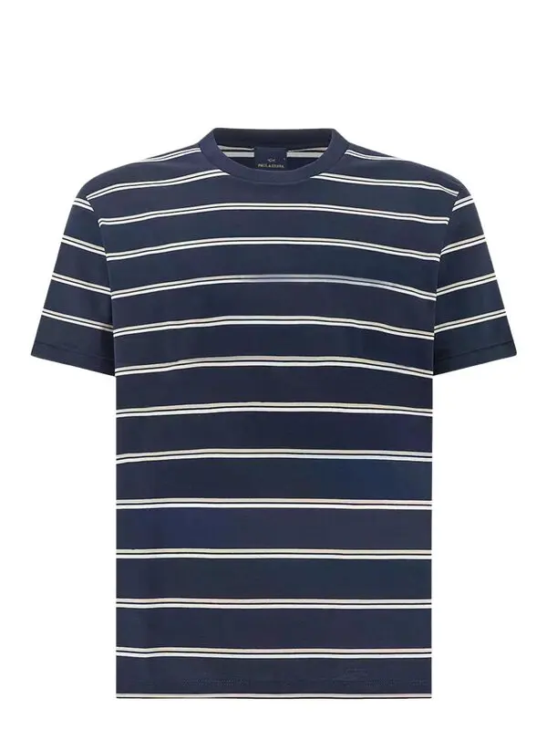 Paul & Shark Stripe-pattern T-shirt - Blue