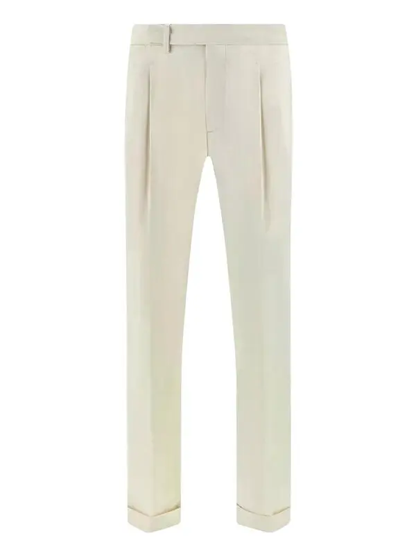Paul & Shark Double-pleats Chino Trousers - Neutrals