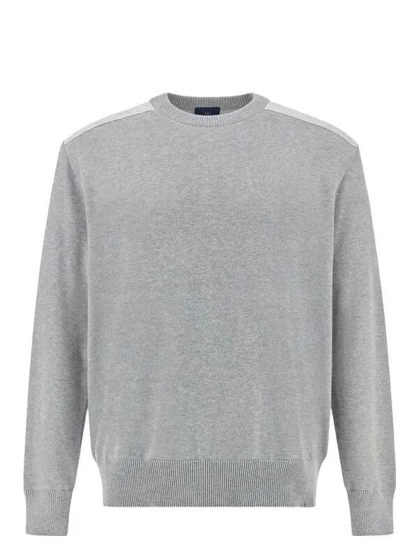 Paul & Shark Crew-neck Cotton Sweater - Grey