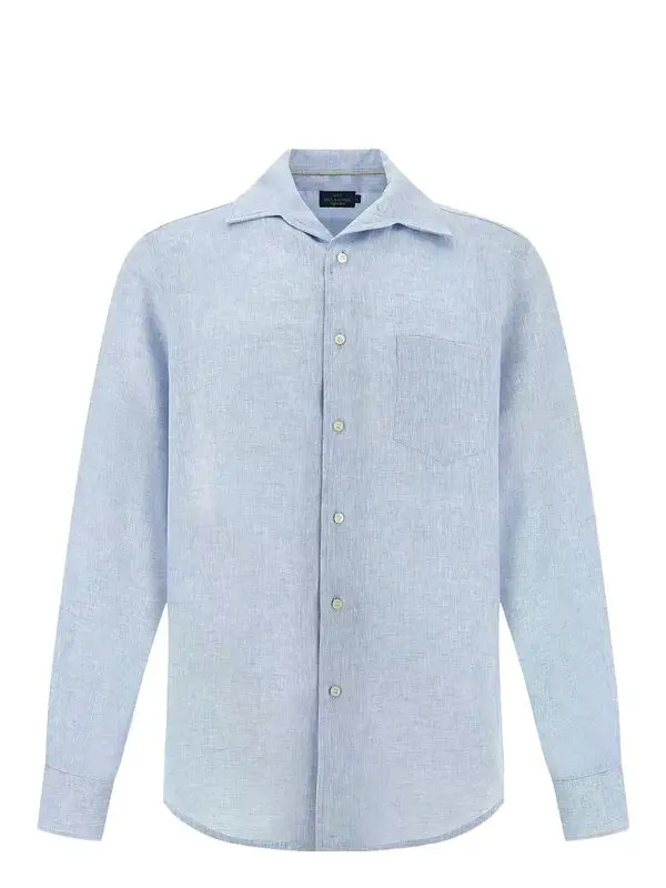 Paul & Shark Linen Shirt - Blue