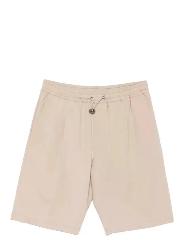 KIRED Drawstring Bermuda Shorts - Neutrals