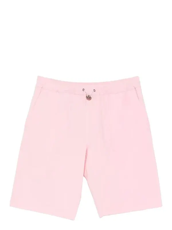 KIRED Drawstring-waist Cotton Shorts - Pink