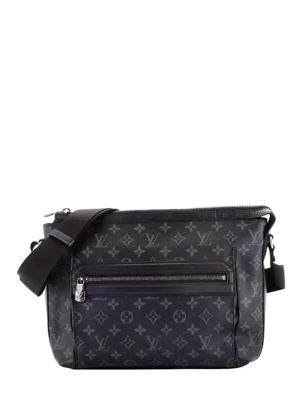 LOUIS VUITTON Odyssey Messenger Bag Monogram Eclipse Canvas Pm - Black