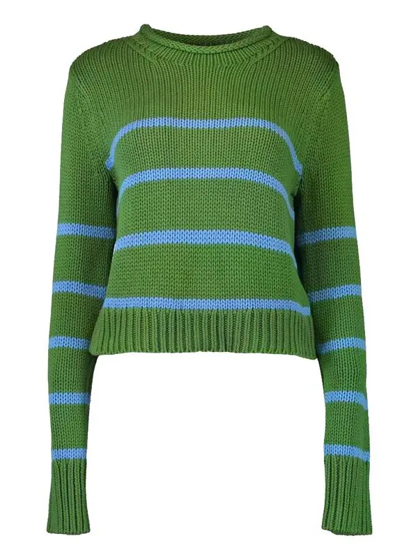 LA LIGNE Mini Marina Striped Sweater - Green