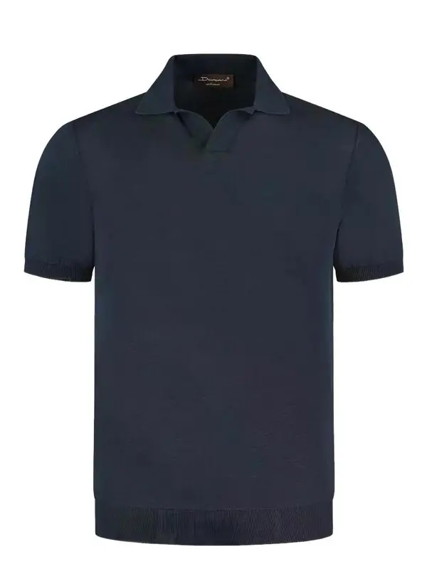 DORIANI CASHMERE Cashmere Polo Shirt - Blue