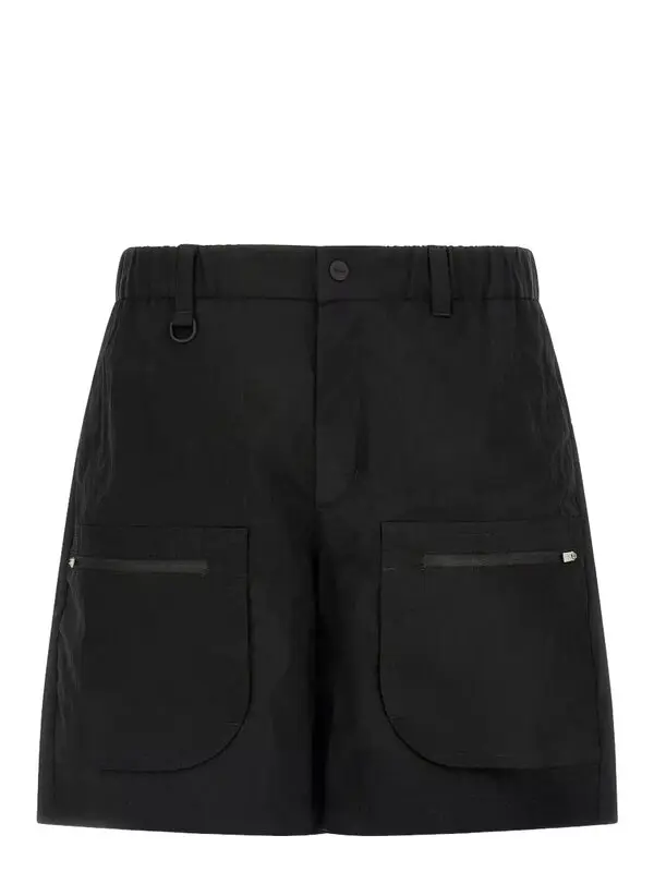 Herno Cargo Bermuda Shorts - Black