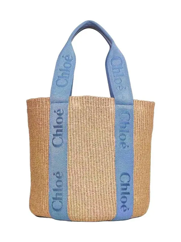 Chloé Large Woody Tote Bag - Blue