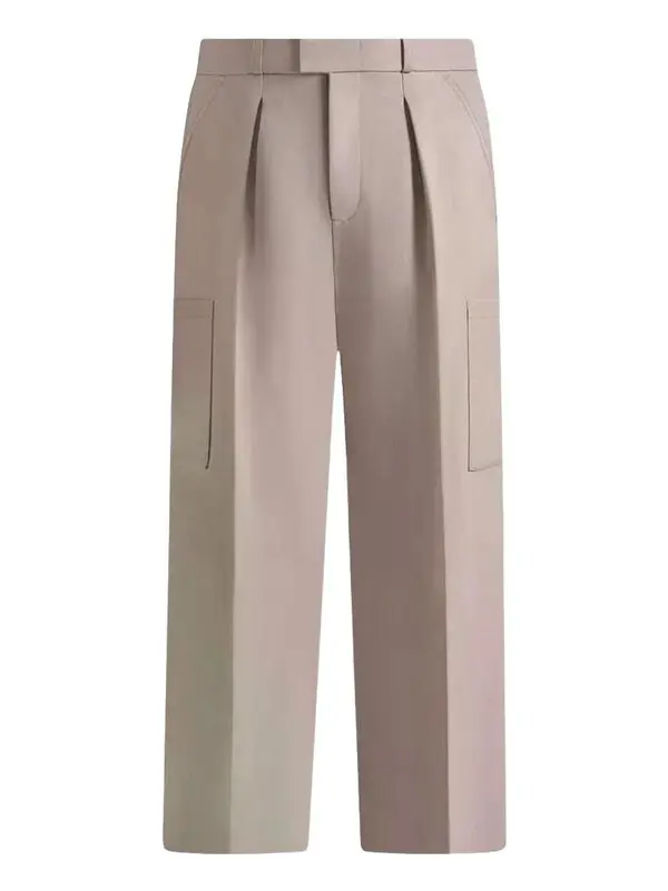 Manière De Voir Luca Pleated Pocket Trousers - Neutrals