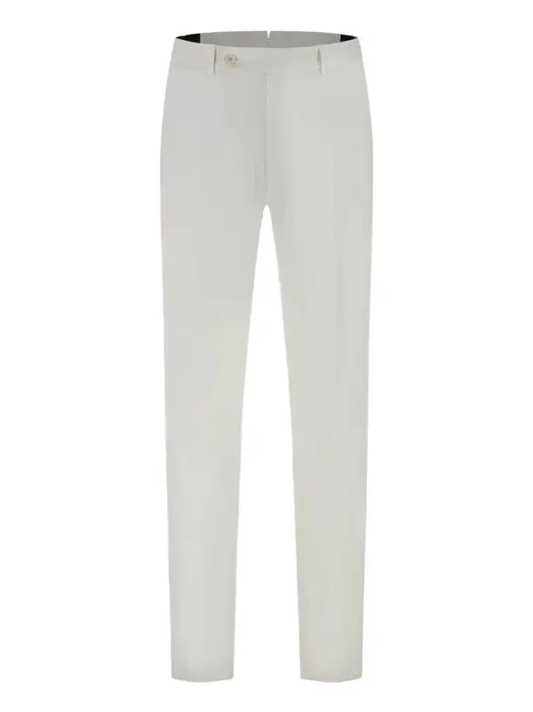 Incotex Button Tailored Trousers - White