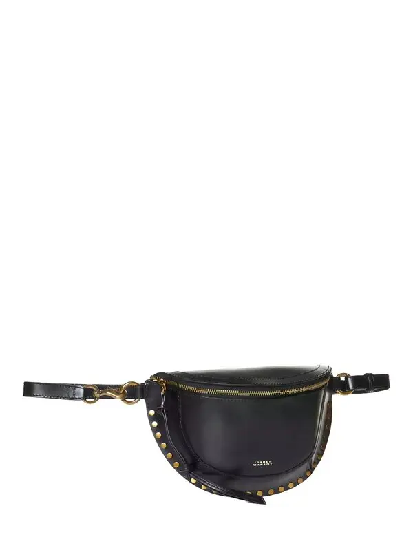 Isabel Marant Skano Leather Belt Bag - Black