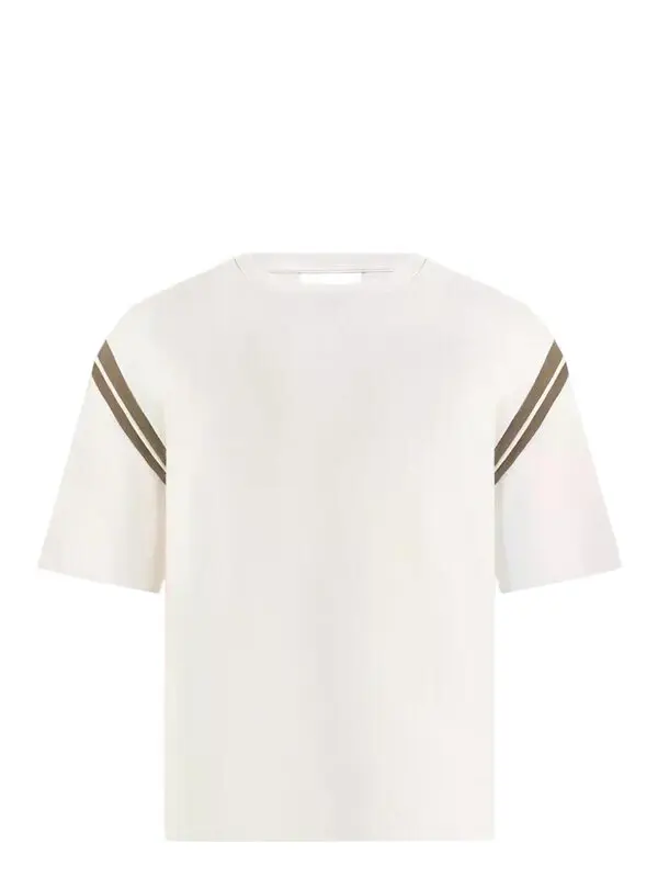 Manière De Voir Georges Panelled Short-sleeve T-shirt - Neutrals