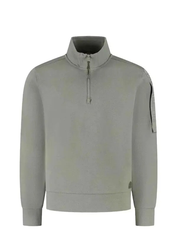 PARAJUMPERS Ellingtone Zip Funnel-neck Sweatshirt - Grey