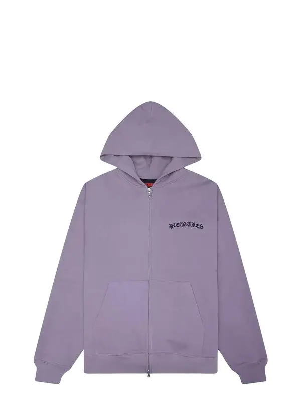PLEASURES Neural Zip Hoodie - Purple
