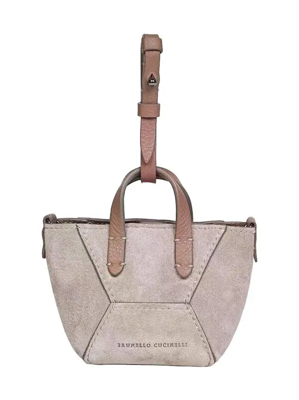 Brunello Cucinelli Mini Bc Duo Tote Bag - Grey