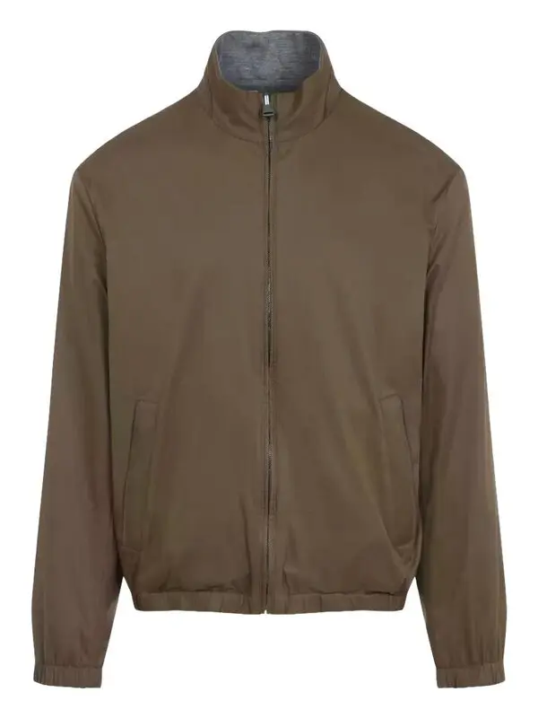 Canali Zip-fastening Jacket - Neutrals