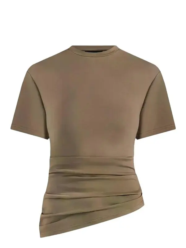 Manière De Voir Asymmetric-hem T-shirt - Green