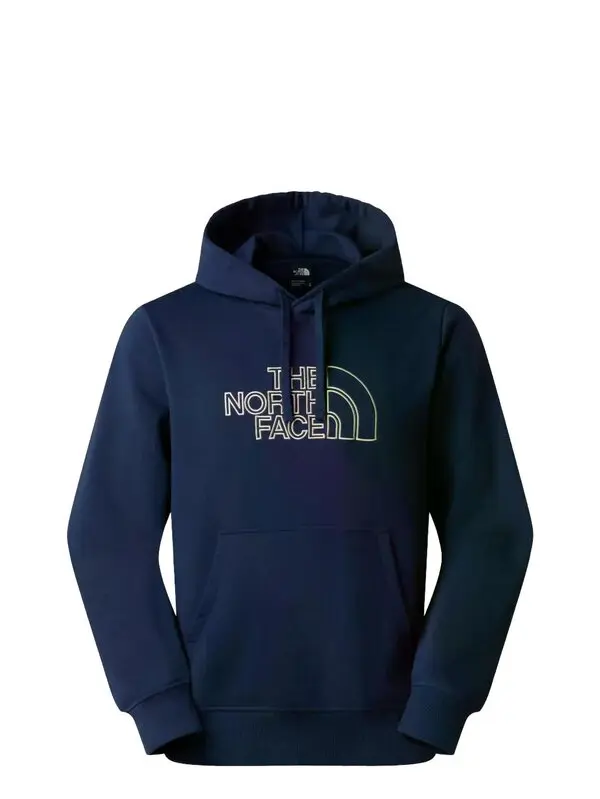 The North Face Logo Hooded Sweatshirt - Blue