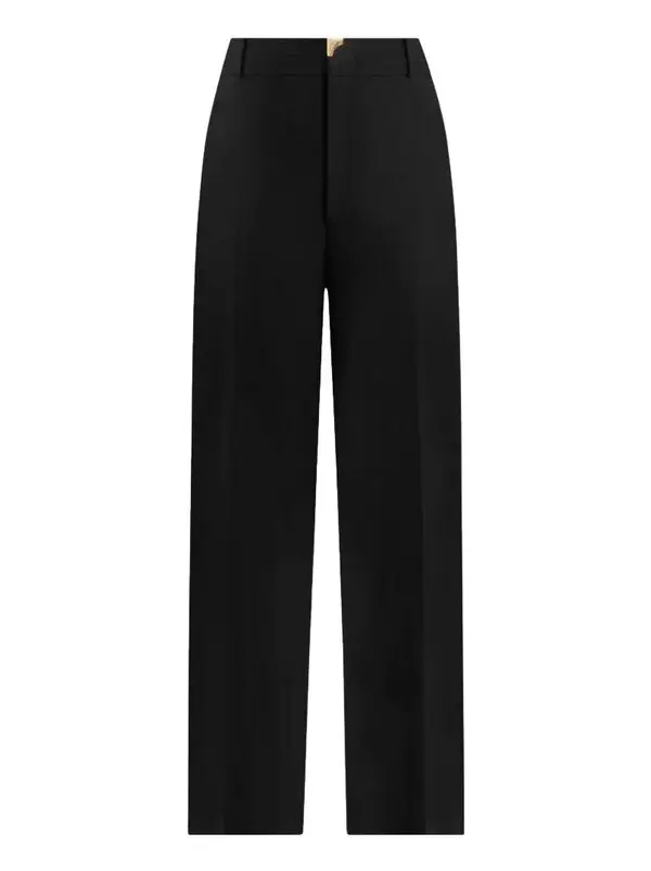 Manière De Voir Doria Pleated Trousers - Black