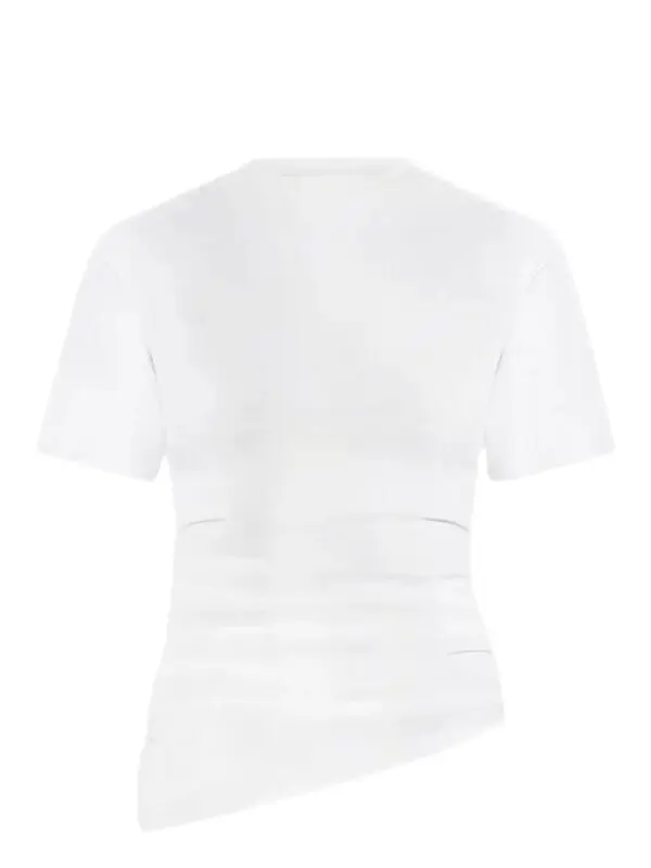 Manière De Voir Asymmetric-hem T-shirt - White