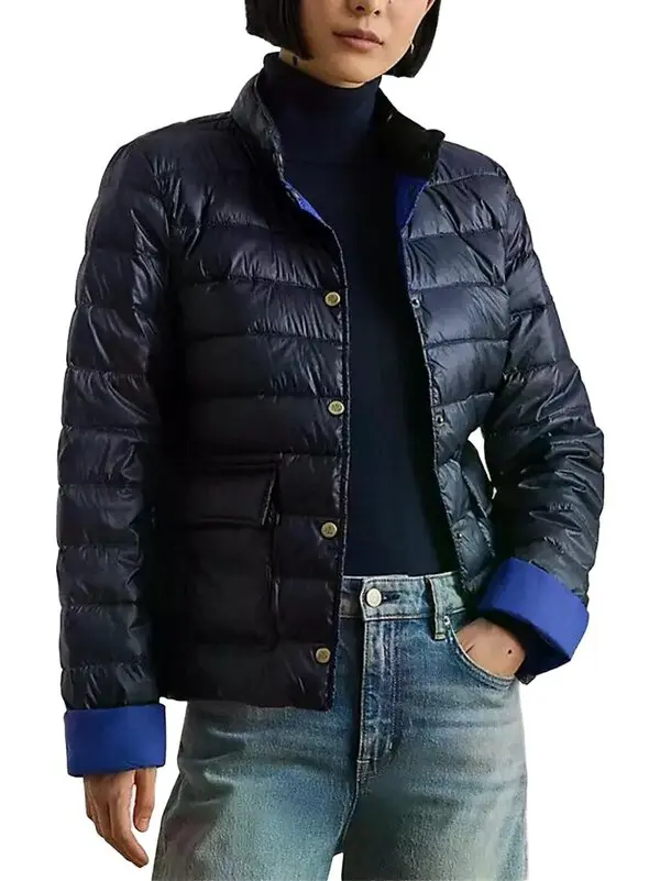 Ralph Lauren Buttoned Quilted Jacket - Blue