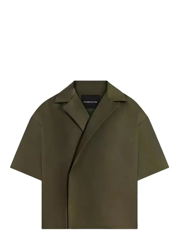 Manière De Voir Abel Concealed-fastening Shirt - Green