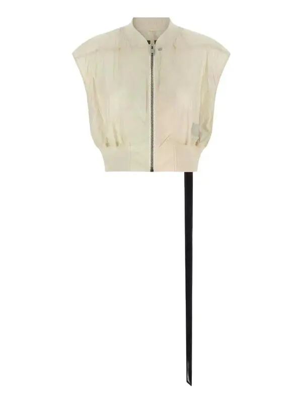 Rick Owens Tatlin Bomber Honeycomb Vest - Neutrals