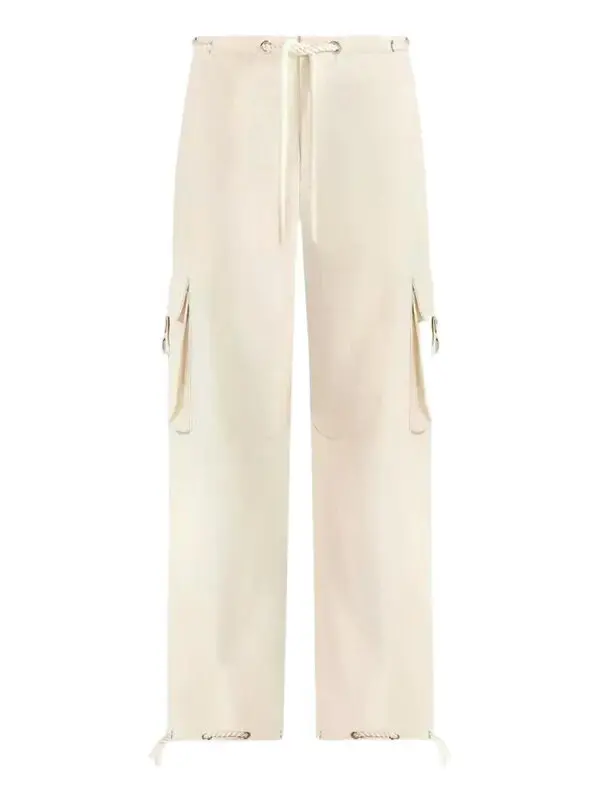 Manière De Voir Cargo-pocket Straight Trousers - Neutrals