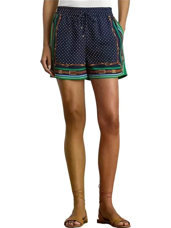 Ralph Lauren Polka Dot Print Shorts - Blue
