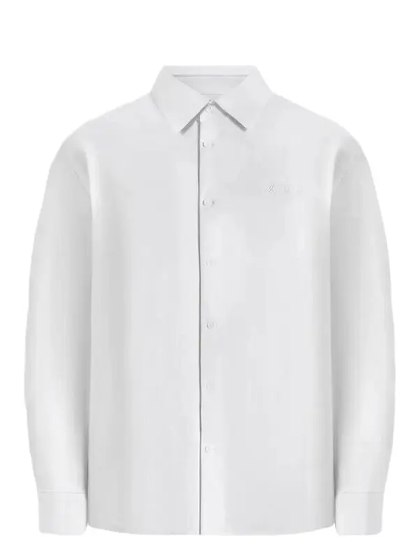 Manière De Voir Chris Button Long-sleeve Shirt - White