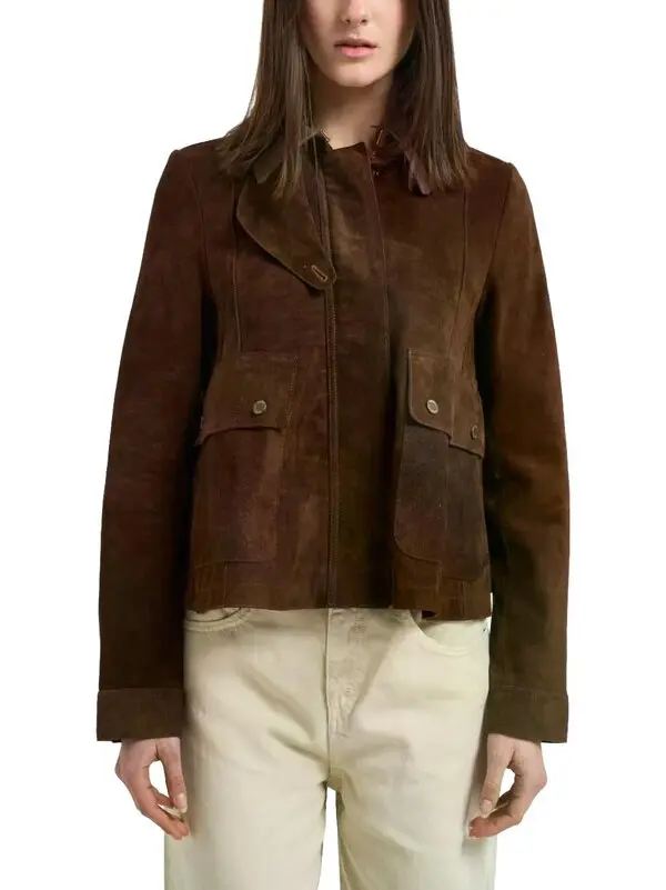 BAZAR DELUXE Front-pocket Jacket - Brown
