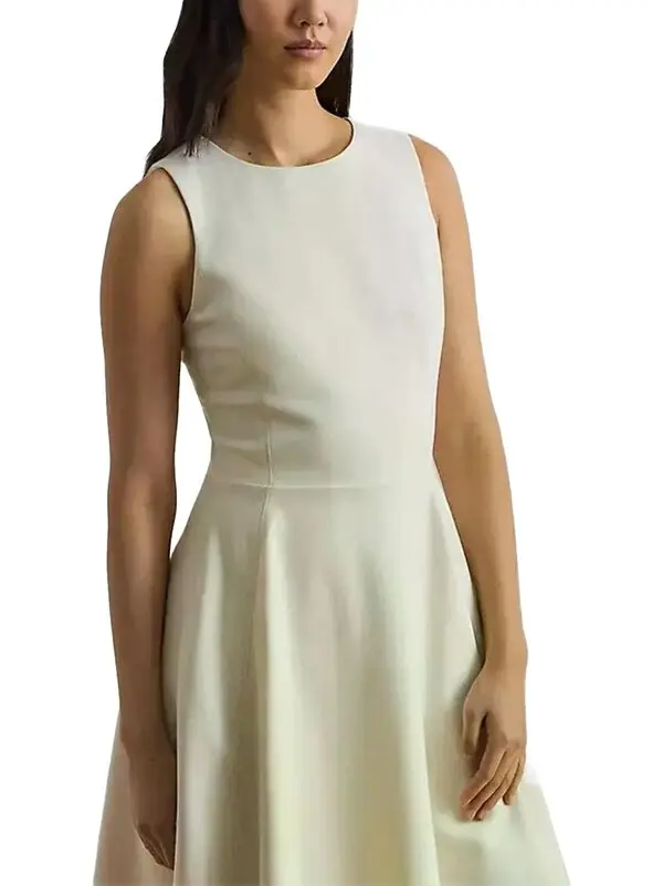 Ralph Lauren Sleeveless A-line Midi Dress - Neutrals