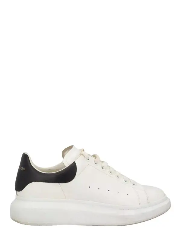 Alexander McQueen Leather Sneakers - White