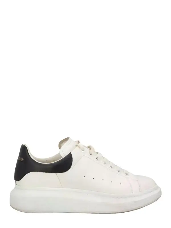 Alexander McQueen Leather Sneakers - White