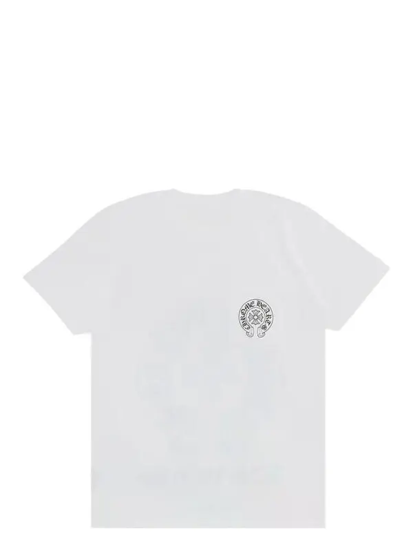Chrome Hearts Las Vegas Exclusive Horseshoe Logo Chest-pocket T-shirt - White