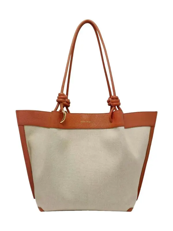 COCCINELLE Knot-detail Tote Bag - Neutrals