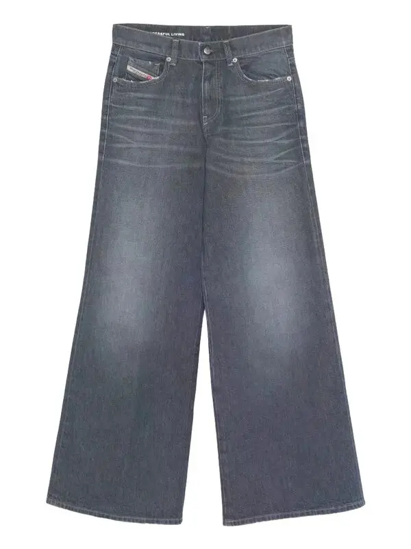 DIESEL® 1978 D-akemi Wide Leg Jeans - Grey