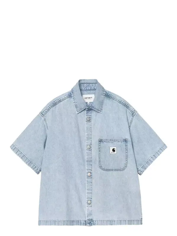 Carhartt Work In Progress Pocket Denim Shirt - Blue