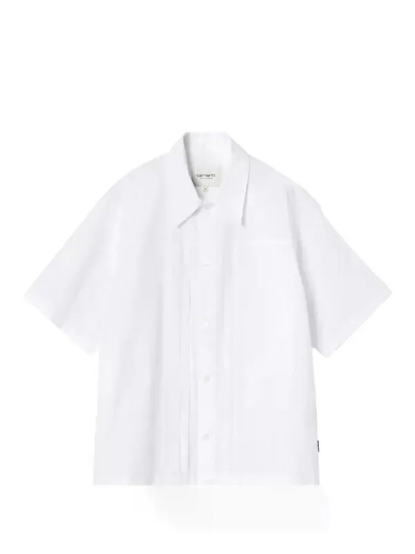 Carhartt Work In Progress Pleated Shirt - White