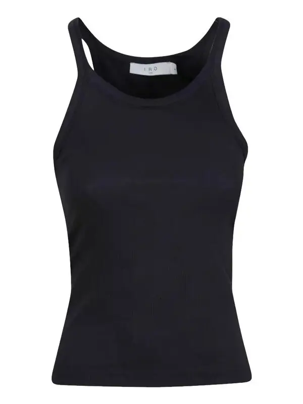 IRO PARIS Ribbed Tank Top - Blue
